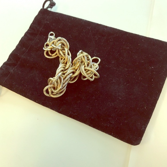 Etienne Aigner | Jewelry | Etienne Aigner Gold Link Bracelet Euc | Poshmark